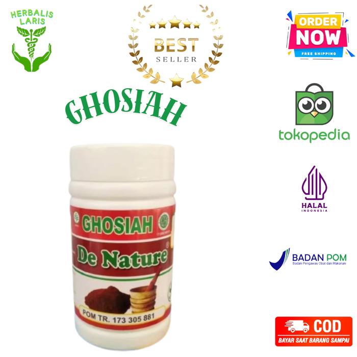 Jual Kapsul Ghosiah De Nature Ekstrak Cacing Tanah Obat Tipes/ Types ...