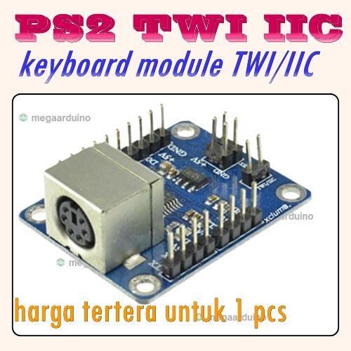 Jual PS2 TWI IIC Keyboard Driver Module Serial Port Transmission PS 2 ...