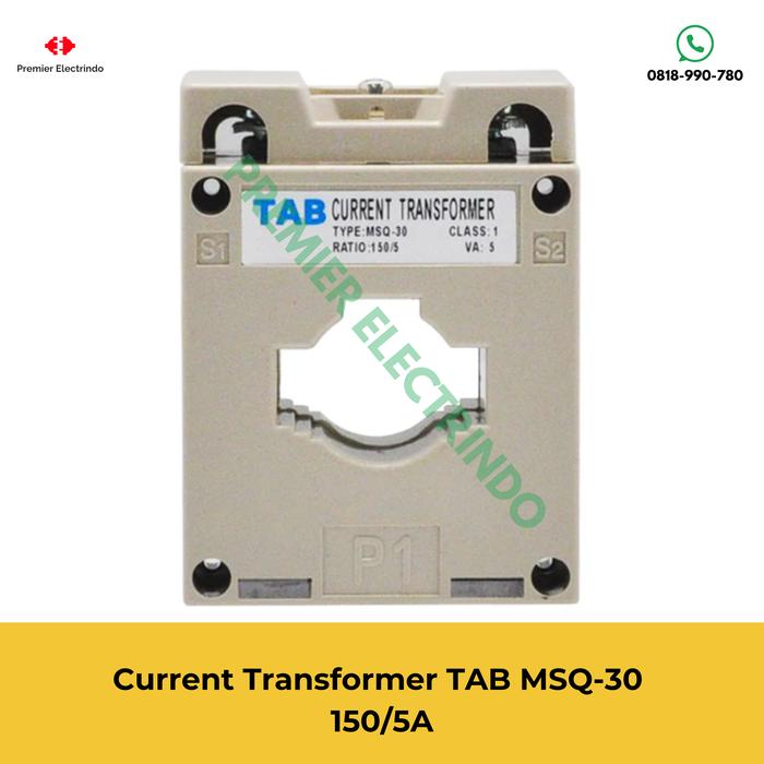 Jual Current Transformer (CT) MSQ 30 TAB 150/5A - Current Transformer ...