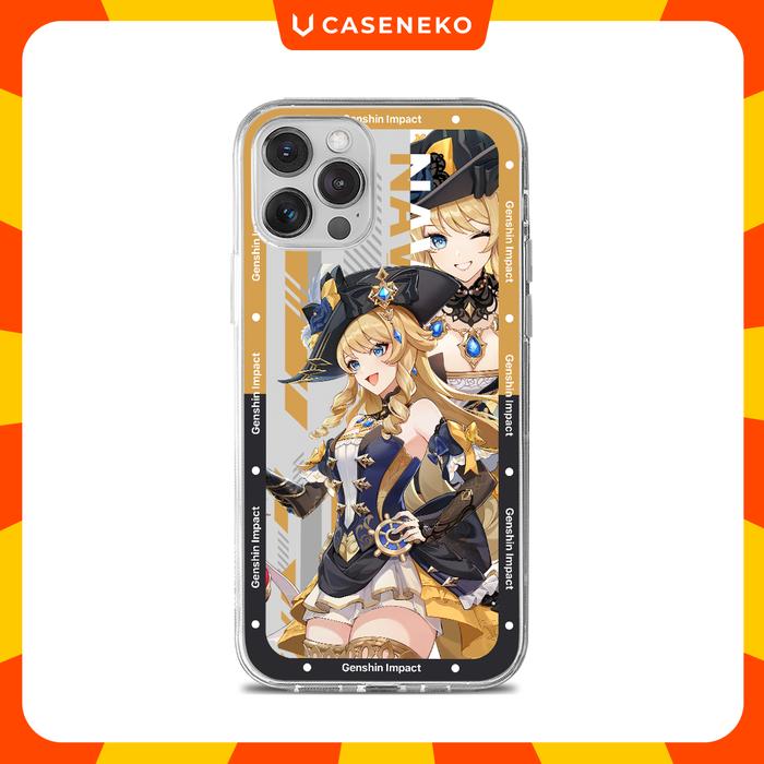 Jual Custom Case Navia Genshin Impact Geo Fontaine Casing All Type HP ...