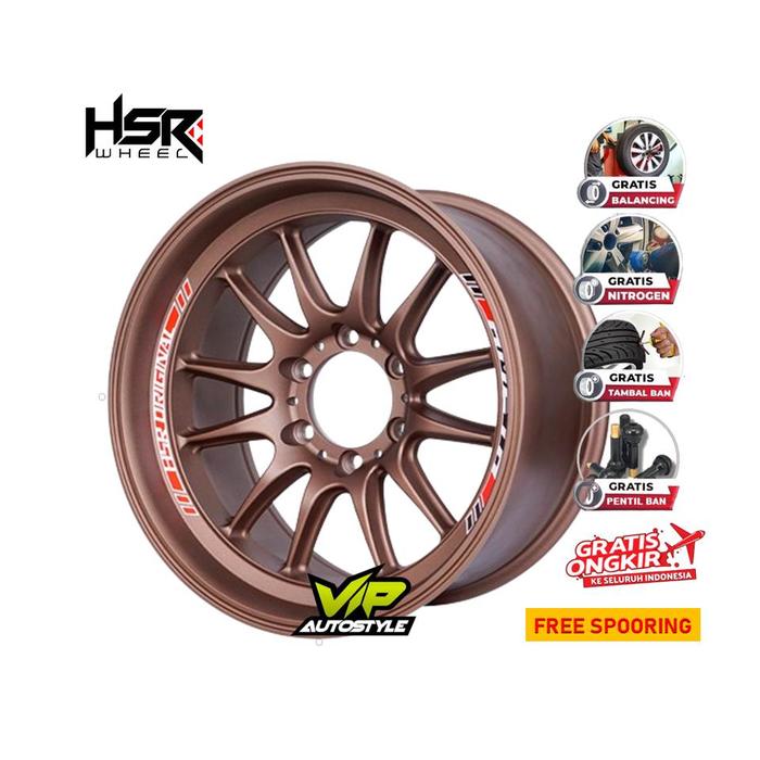 Jual Velg racing HSR Ameth R18 hardtop pajero sport fortuner Dmax land ...