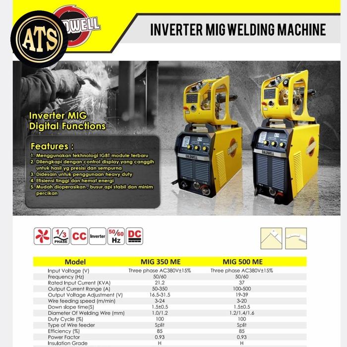 Promo Mesin Las co2 Caldwell MIG 500 Welding Inverter Terbaik Cicil 0% 3x - Jakarta Barat - Asia ...