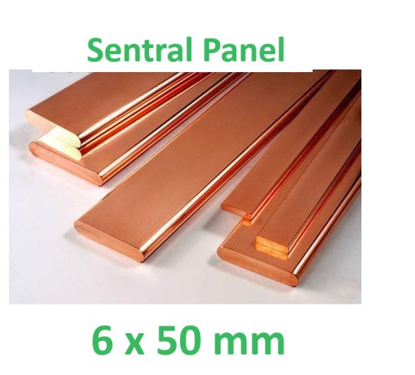 Jual Busbar / plat copper import 6 x 50 6x50 mm asli tembaga 4 m - Kota ...