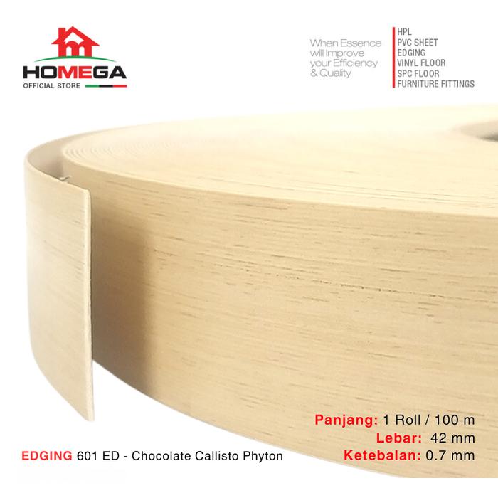Promo HOMEGA PVC Edging- Pelapis Meja PVC - Tekstur Chocolate Callisto ...