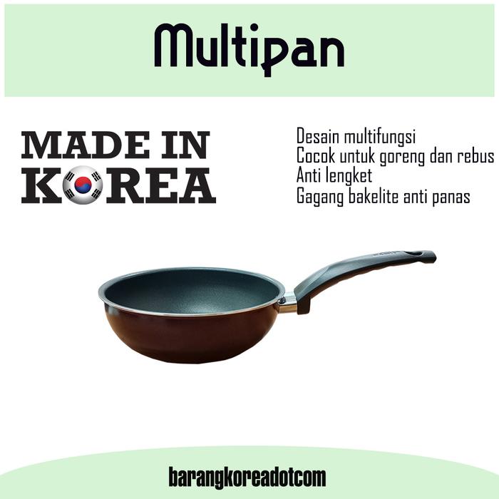 Jual Akebonno Multipan 20cm Wok Pan Fry Pan Multi Fungsi Wajan Kuali ...