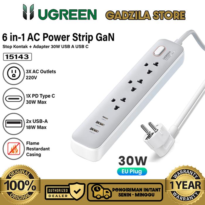 Jual UGREEN Desktop Charger GaN 65W DigiNest Power Socket USB Type C ...