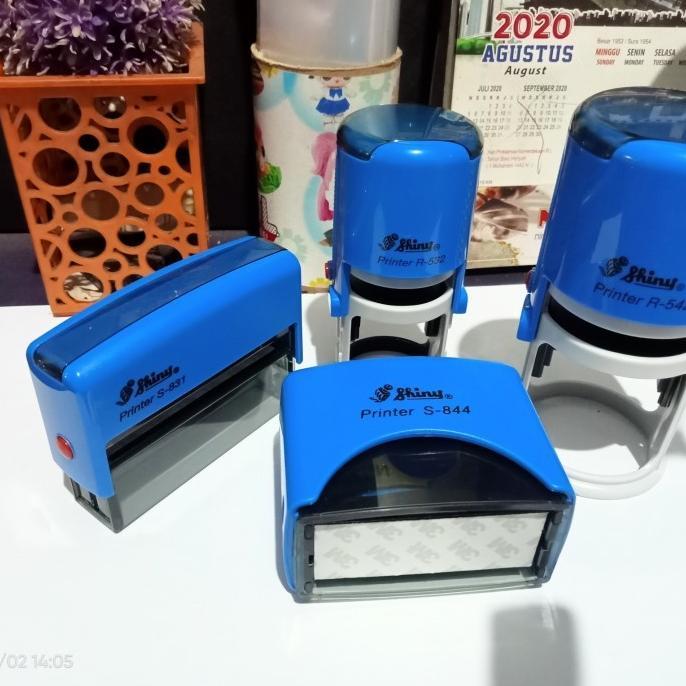 Jual Stempel Shiny / Custom Siap Pake / Self Inking Stamp - 2.4 x 4.1 ...