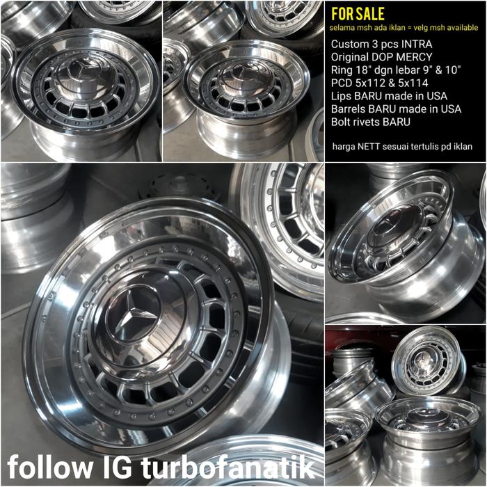 Jual velg custom INTRA BBS BRABUS HARTGE OZ MUGEN WORK - Jakarta ...