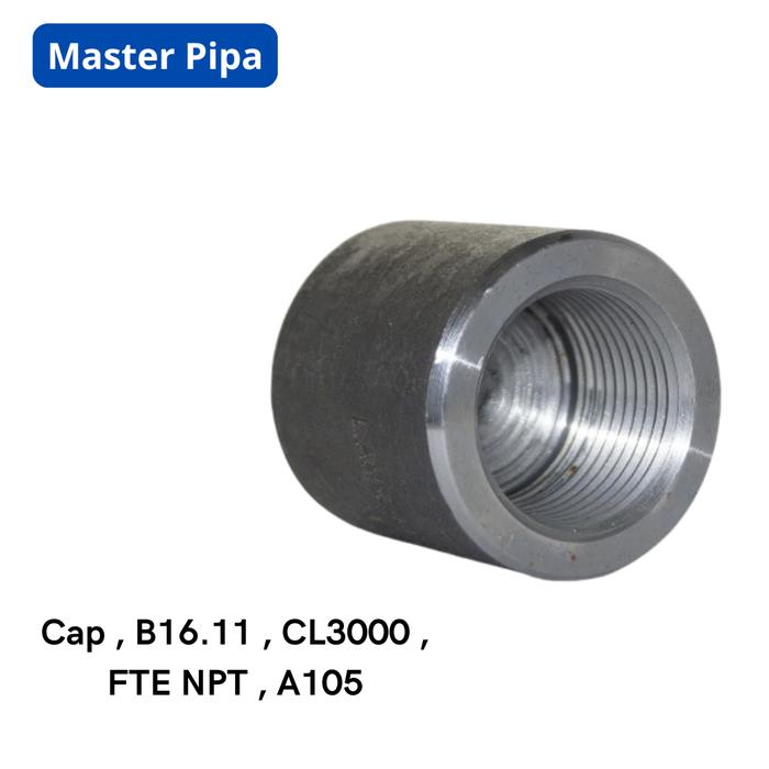 Jual Cap besi class 3000 NPT 3/4" inch /dop #3000 carbon steel - Kab ...