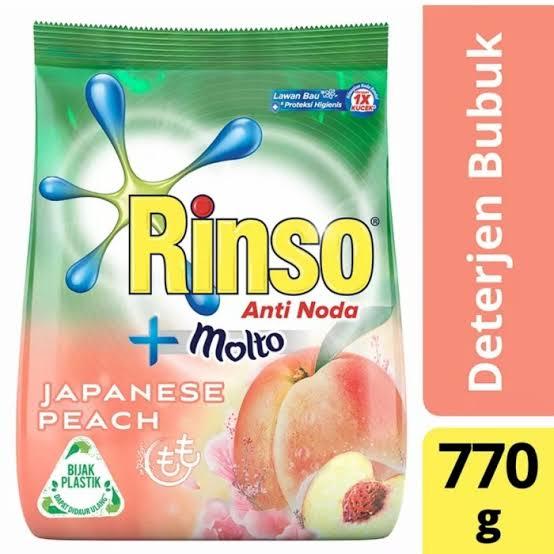 Jual RINSO BUBUK 770 GRAM DETERJEN BUBUK RINSO SABUN CUCI PAKAIAN ...