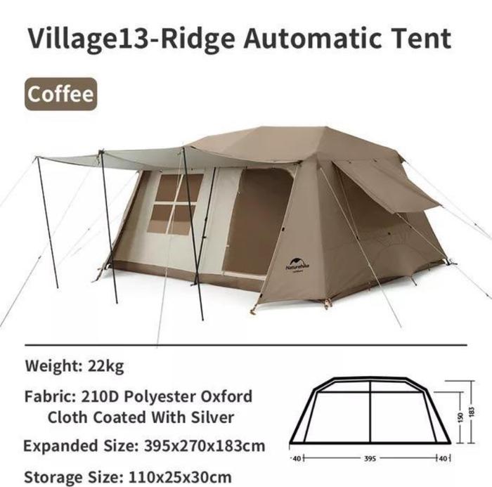 Jual Tenda Camping Naturehike Tent Village 13 - Tenda Naturehike V13 ...