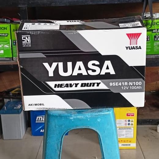 Jual AKI BATERAI BASAH YUASA HEAVY DUTY N100/95E41R 12V 100AH TAFT ROCKY GENSET TROOPER - Kota ...
