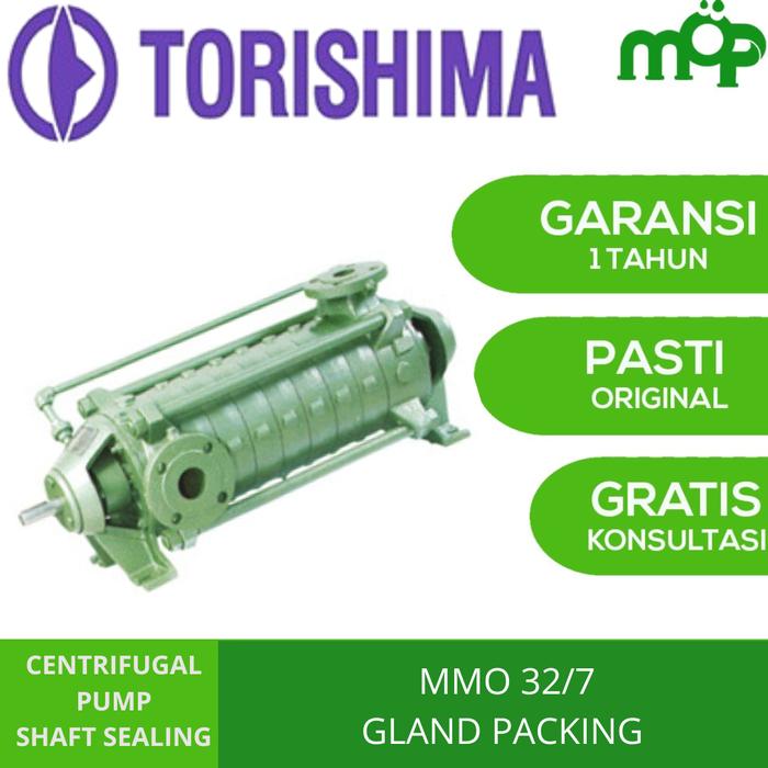 Jual TORISHIMA CENTRIFUGAL PUMPS TYPE MMO 32/7 - GLAND PACKING - Kota ...