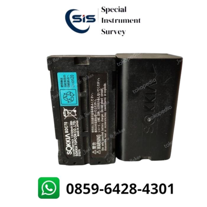 Jual Battery / Batre / Baterai Total Station Topcon GM ES Series BDC70 ...