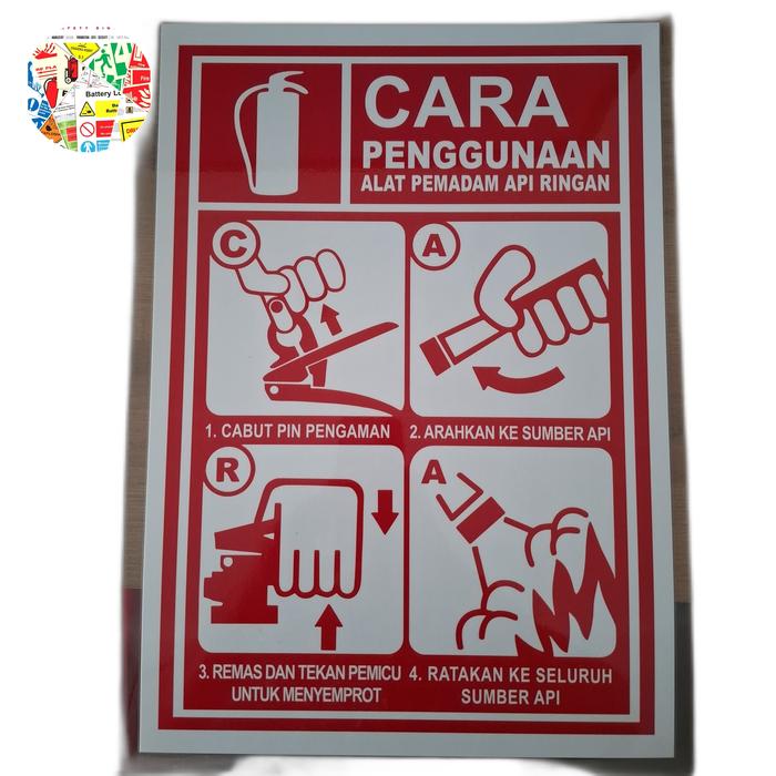 Jual Poster cara penggunaan alat pemadam api - Kota Depok - IMO SAFETY ...