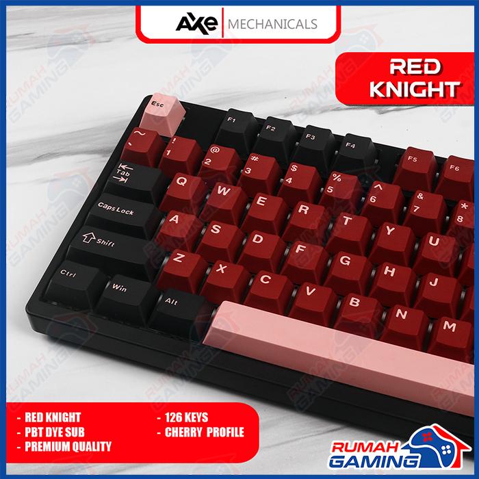 Jual KEYCAP - KEYCAPS - CHERRY - RED KNIGHT - PBT KEYCAP - DOUBLE SHOT ...