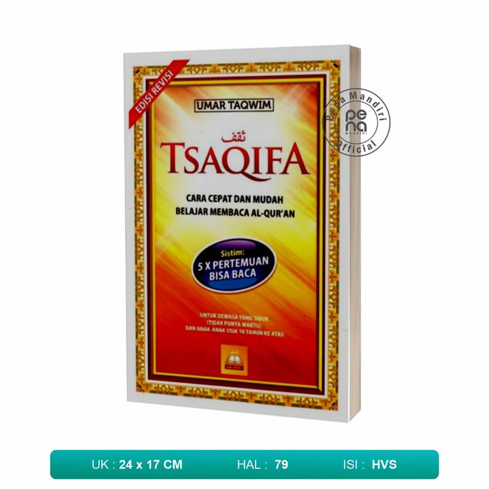 Jual BUKU TSAQIFA EDISI REVISI CARA CEPAT DAN MUDAH BELAJAR MEMBACA ALQURAN - Kab. Boyolali ...