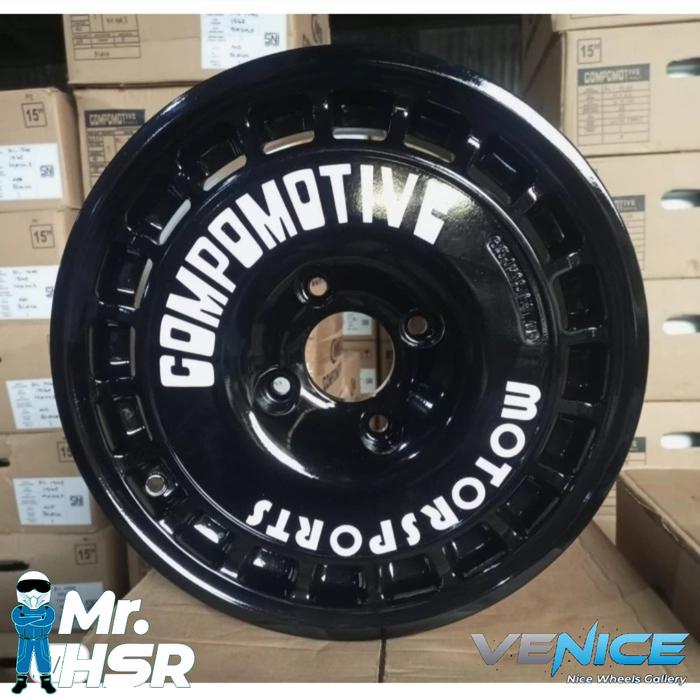Jual Velg mobil racing compomotive r15 rally untuk avanza,eterna,dll ...