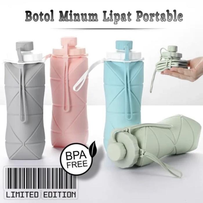 Jual Water Bottle Silicone Botol Minum Lipat Portable - Kab. Tangerang ...