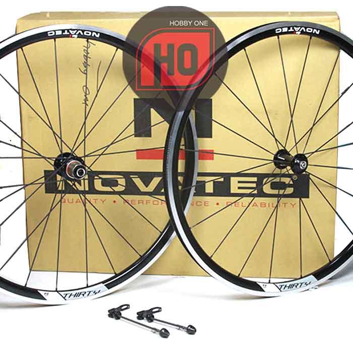 Promo NOVATEC 30 THIRTY RIM BRAKE CLINCHER Wheelset - Shimano 8-12s ...