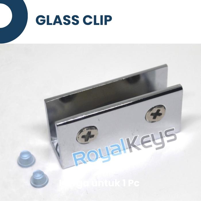 Promo Glass Clip U Kotak Jepit Tanpa Bor Ambalan Klip Kaca ke Tembok ...