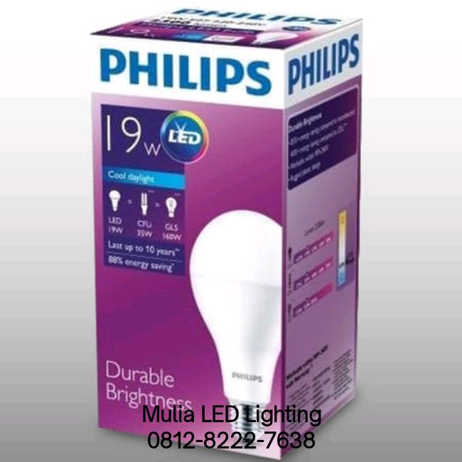 Jual Philips Led Bulb Lampu Bohlam 19 Watt 19Watt Fitting E27 PUTIH - Jakarta Pusat - mulia led ...
