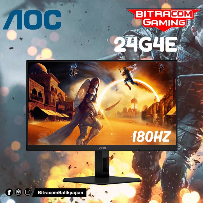 Jual Monitor Gaming AOC - 24G4E - LED Monitor 23,8" 180Hz Gaming ...