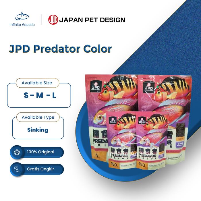 Jual Pelet Ikan JPD Predator Color Ikan Predator Color Enhancing ...