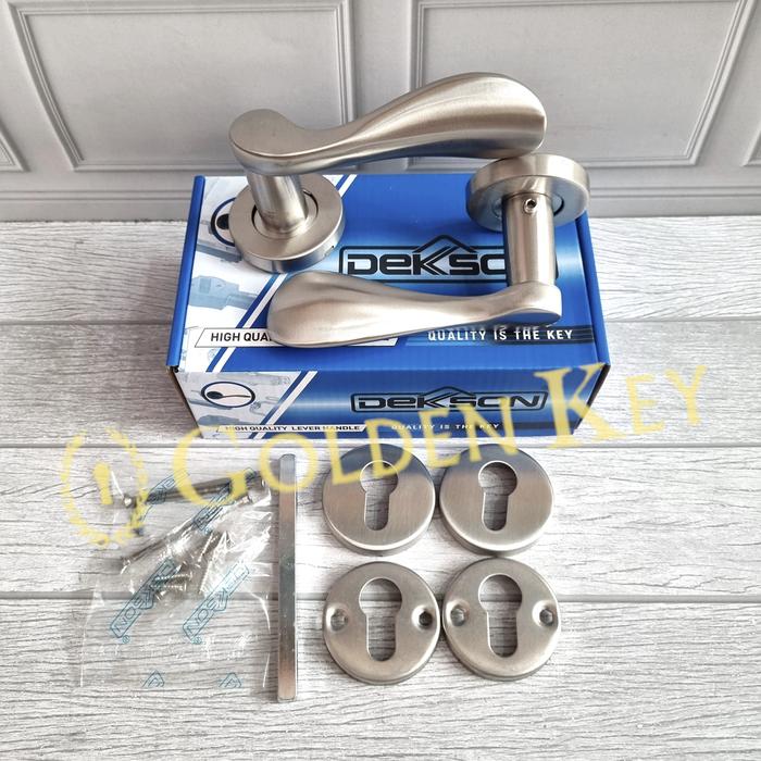 Jual Lever Handle Tube Roses Gagang Pintu Kayu Dekkson Dekson LHTR 0049 ...