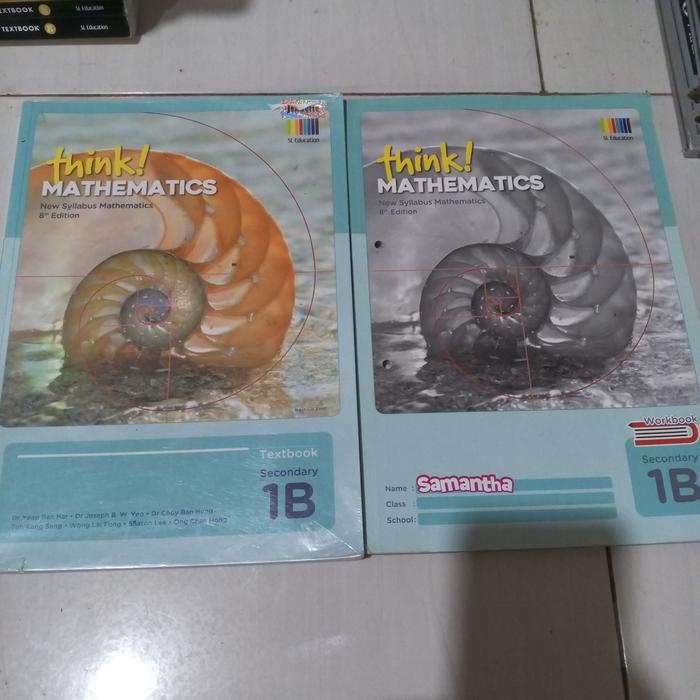 Jual think mathematics textbook dan workbook 1b..new syllabus ...