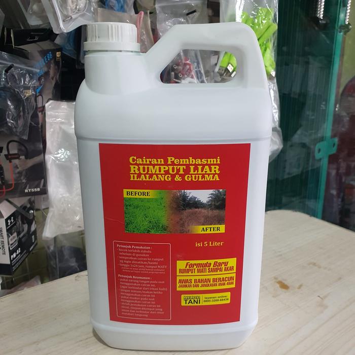 Jual Racun rumput 5 liter Obat rumput liar pembersih rumput Pembasmi ...