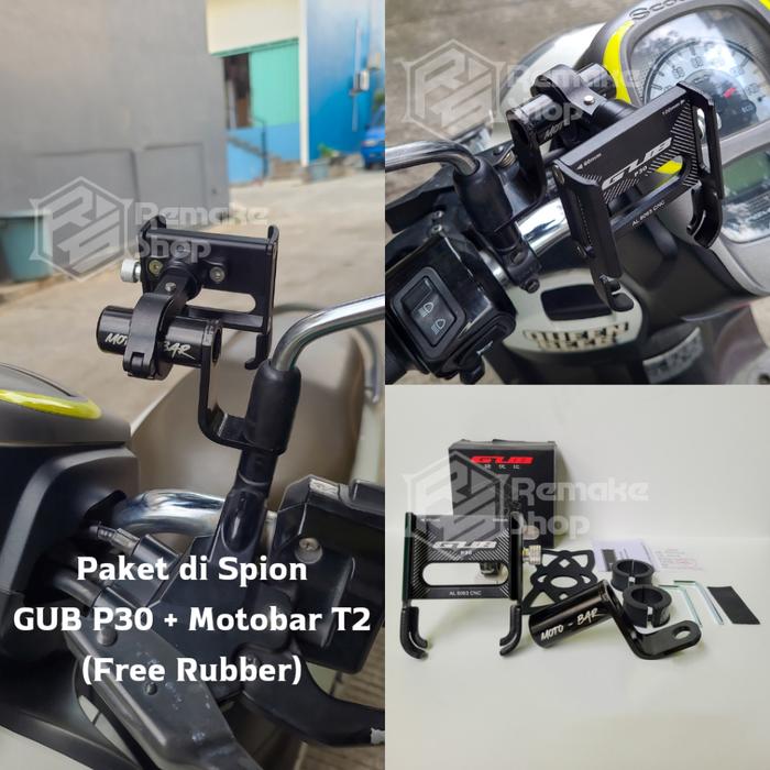 Promo GUB P30 P10 Original Holder HP Motor Full Besi Alumunium Alloy ...