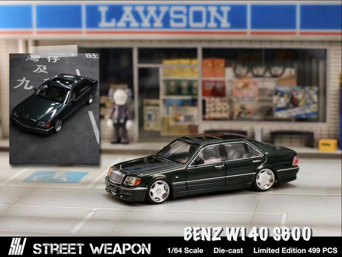 Jual Street Weapon 1/64 SW64167 BMW E24 635 CSI - SW64168 Mercedes Benz ...