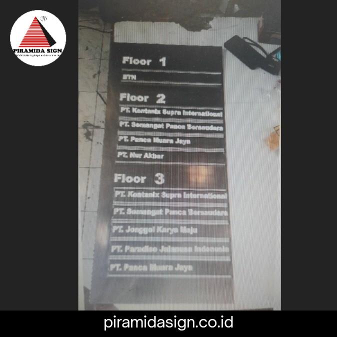 Jual direktori lift elevator nama lantai sign tanda board papan ...