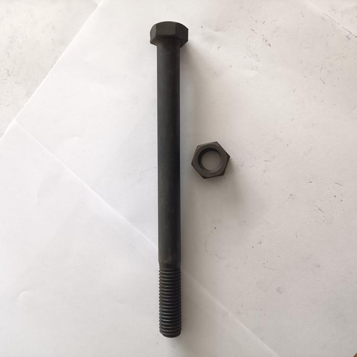 Jual Baut Mur Baja 5/8" x 8" UNC Grade 8.8 Kunci 24 Drat Kasar Baut Mur ...