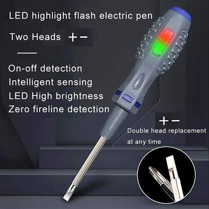 Jual Obeng Testpen Bolak Balik Tespen Test Pen Tes Pen Induksi Min Plus ...