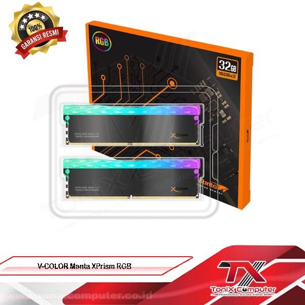 Promo V-COLOR Manta XPrism RGB 32GB (16GBx2) DDR5 6000MHz | Ram PC DDR5 RGB Cicil 0% 3x ...
