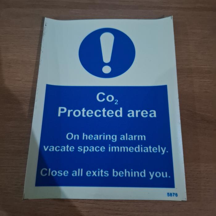 Jual Papan tanda IMPA 335876 Dek dan ruang mesin - area yang dilindungi ...