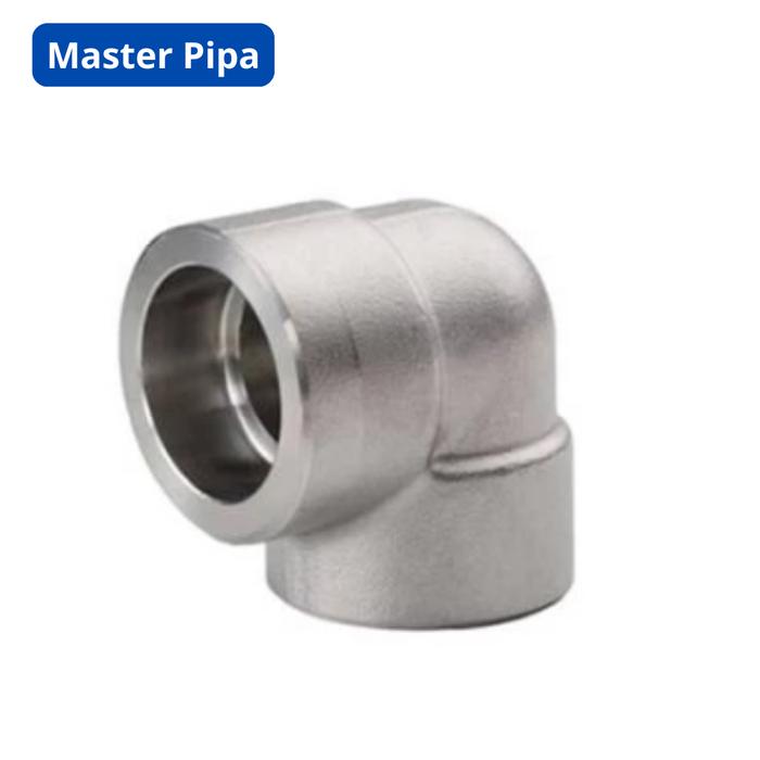 Jual Elbow SS 90 Degree 1 inch 316 Class 3000 / #3000 Socket Weld ( SW ...