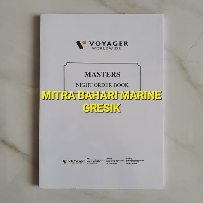 Jual Master Night Order Book - Kab. Gresik - MITRA BAHARI MARINE GRESIK ...