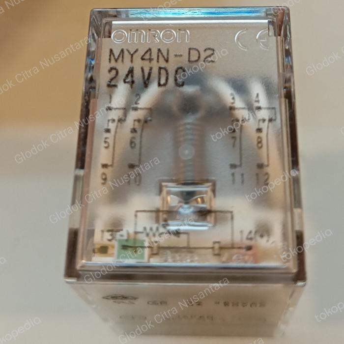 Jual Omron Relay MY4N-D2 24VDC 14 Kaki Japan - Jakarta Barat - Glodok Citra Nusantara | Tokopedia