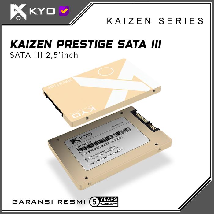 Promo SSD KYO KAIZEN 1TB PRESTIGE SATA III 2.5" 6GB/S SSD SATA 3 Cicil ...