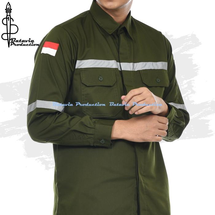Jual Wearpack Safety K3 Baju Kemeja Tambang Proyek Pria Wanita ...