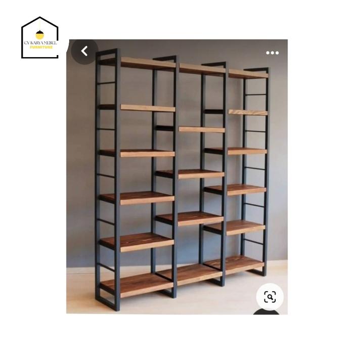 Jual rak partisi penyekat ruangan rak pembatas ruangan minimalis kisi ...