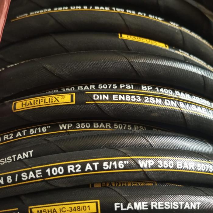 Jual Selang Hidrolik 5/16 Kawat 2 HARFLEX - hydraulic hose - Jakarta ...