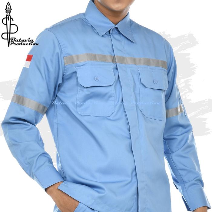 Jual Wearpack Safety K3 Baju Kemeja Tambang Proyek Pria Wanita ...