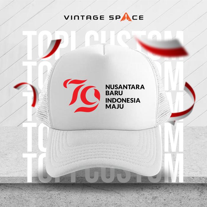 Jual PROMO topi HUT RI KEMERDEKAAN/ topi INDONESIA / topi 17an/ topi ...