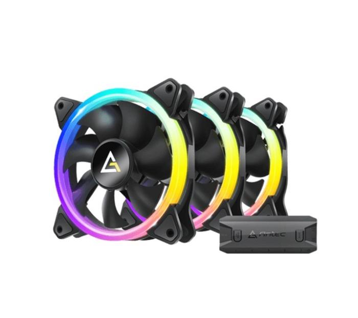 Jual Antec Neon 120 ARGB 3 in 1 Pack with Controller - 12CM ARGB PWM ...