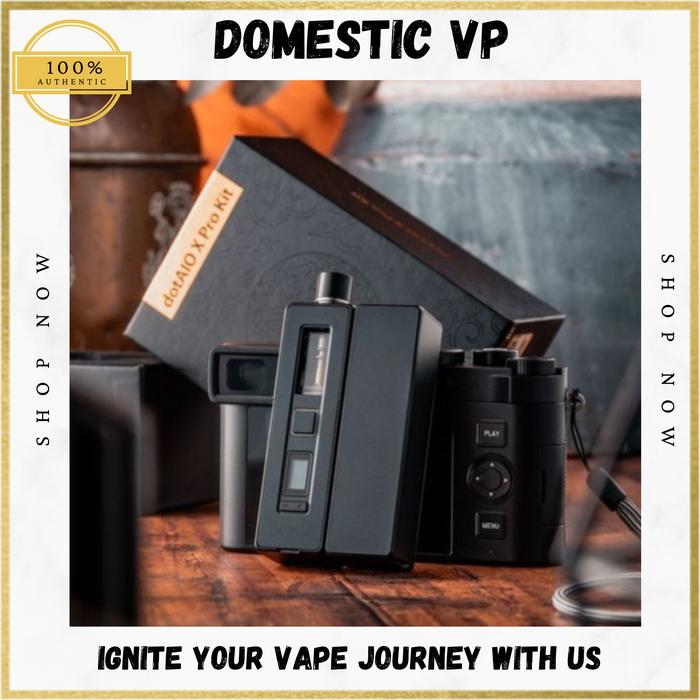 Jual DotAIO X Pro Kit / dotAio X Pro Black Edition 75W 18650 AIO Kit by ...