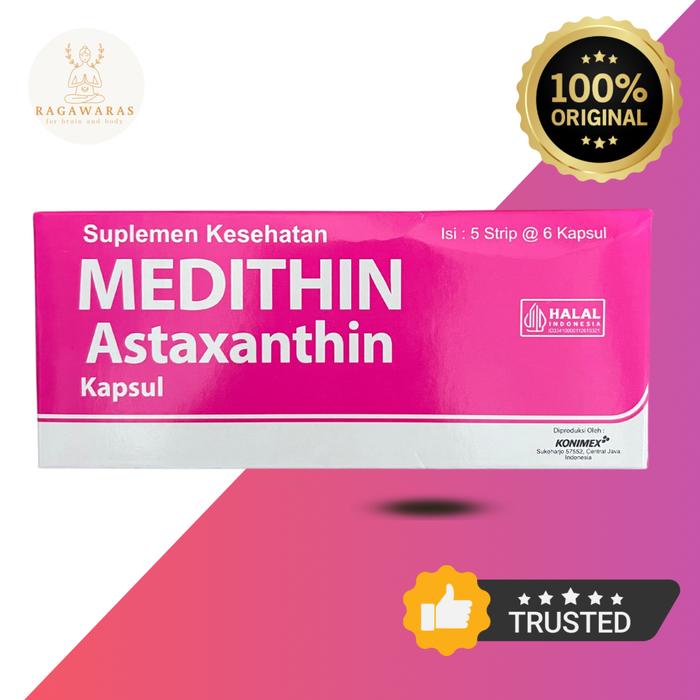 Jual Medithin Astaxanthin 4 mg 30 kapsul / 1 box - Jakarta Selatan ...